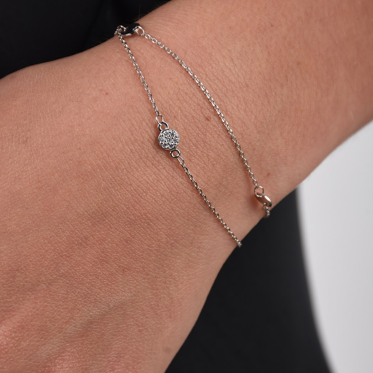 PULSERA CADENA DOBLE CON CIRCULOS – La Plata | Beauty is a jewel