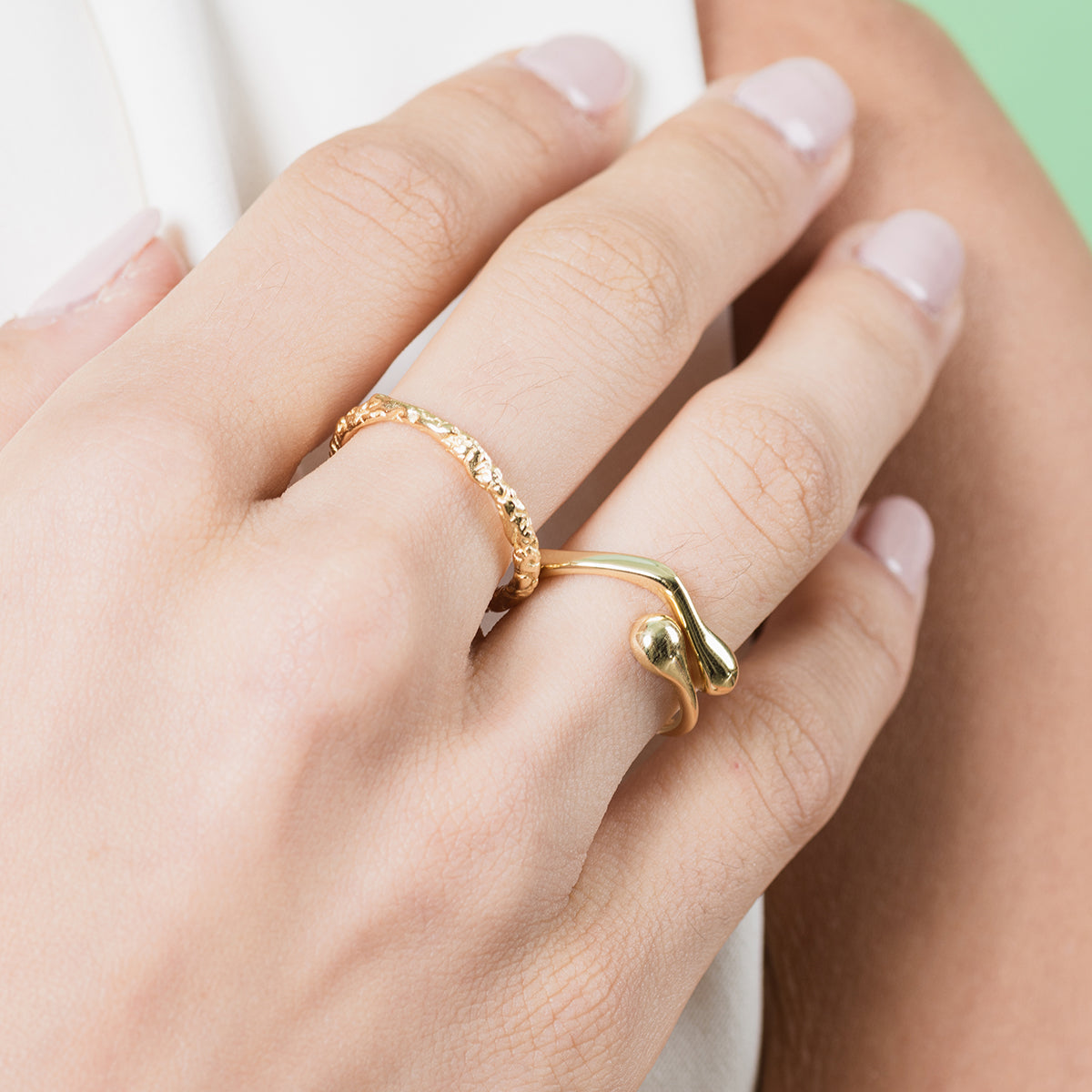 ANILLO GOTAS AJUSTABLE – La Plata | Beauty is a jewel